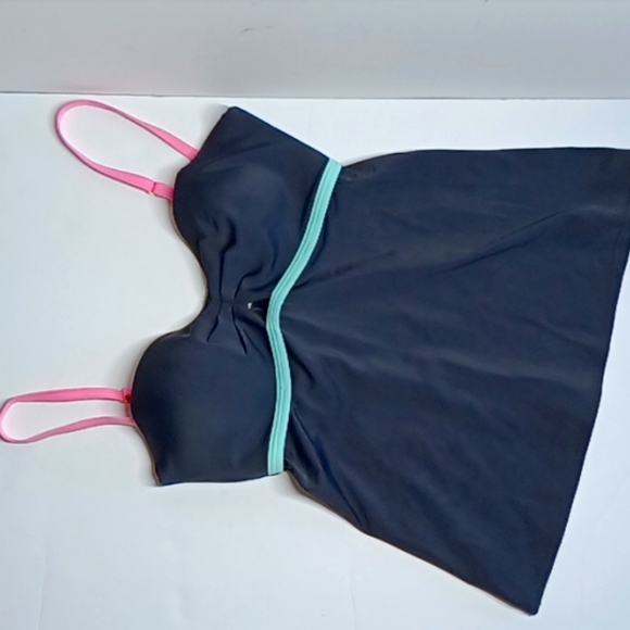 Coco Rave | Swim | Coco Rave Black Pink Peekaboo Tankini Swim Top ...